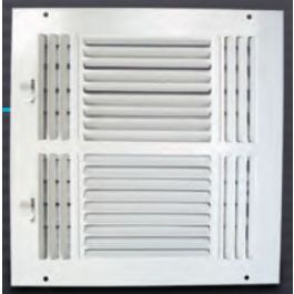 SIDEWALL/CEILING REGISTER 14X14 WHITE 4- | Western Supply Co